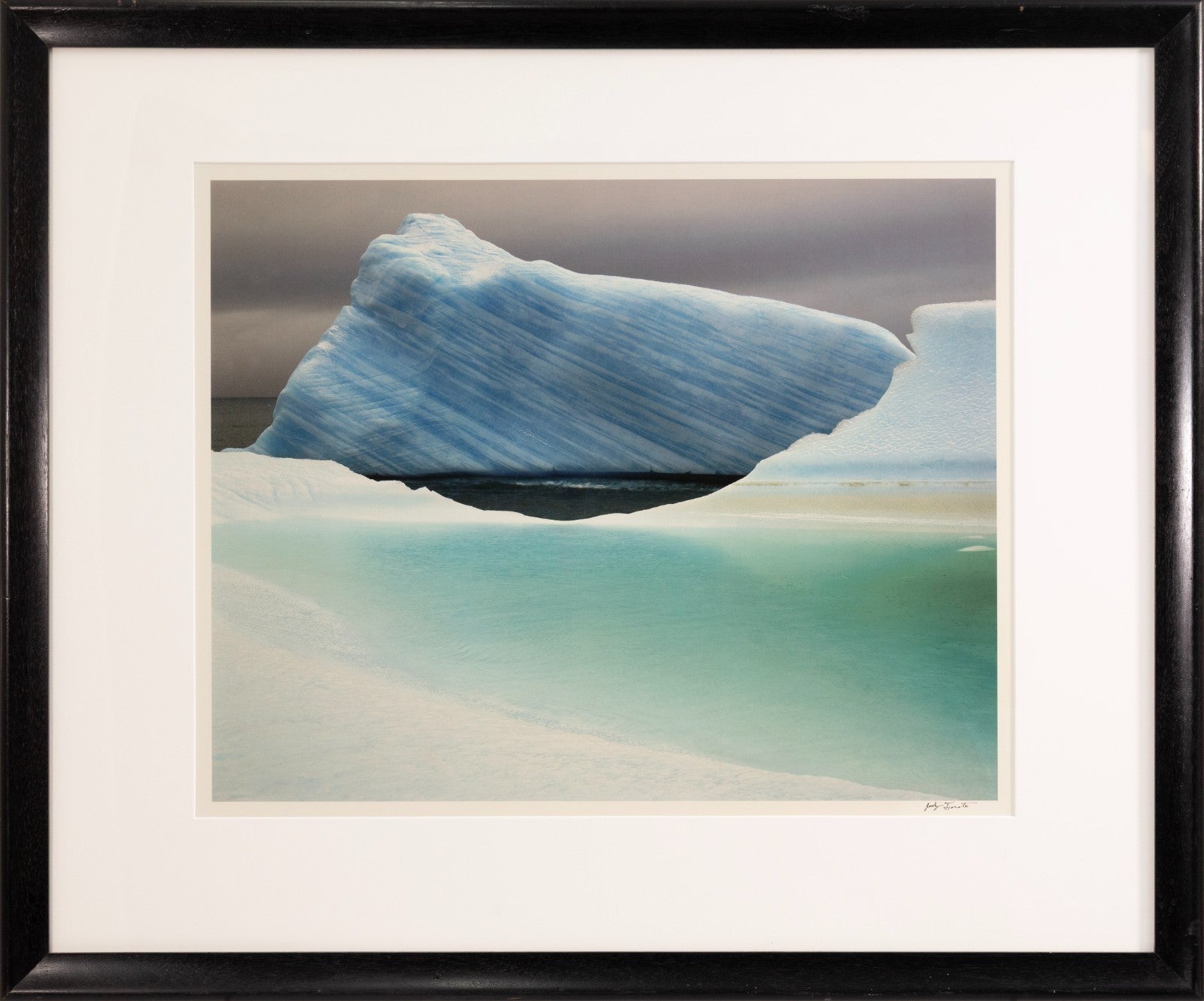 Jody Forster Peppermint Iceberg Antarctica 1992/1999 Signed Fujicolor
